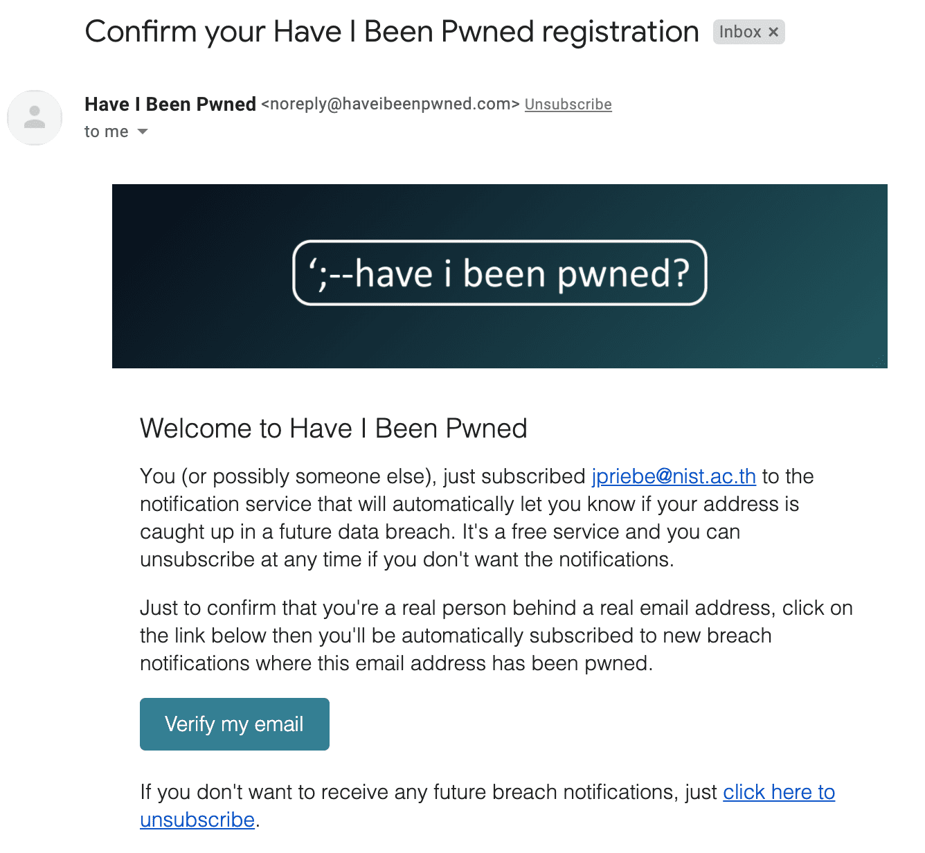 haveibeenpwned? (Use this to check for breaches of your credentials) – Techknowlogy